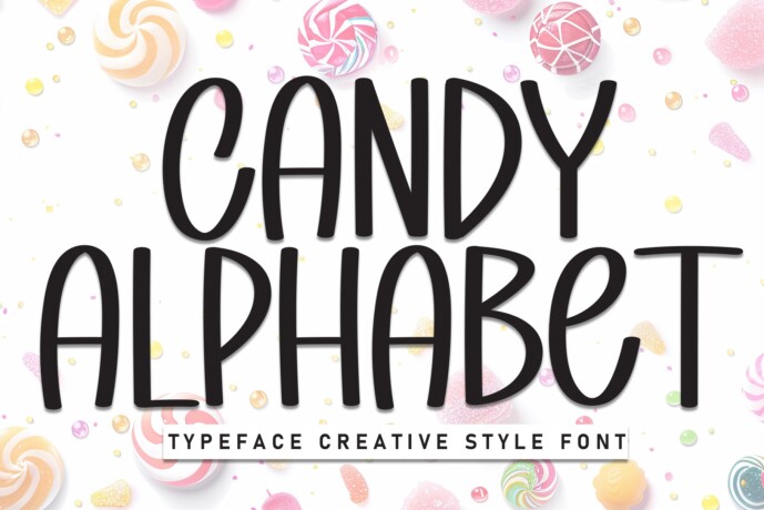 Candy Alphabet Font - Free Font