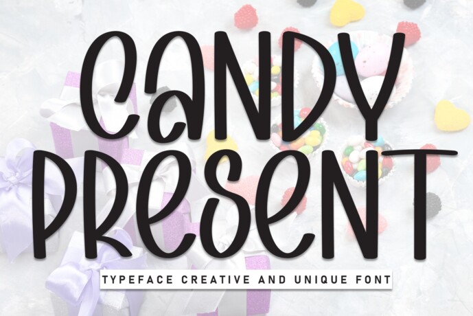 Candy Present Font - Free Font