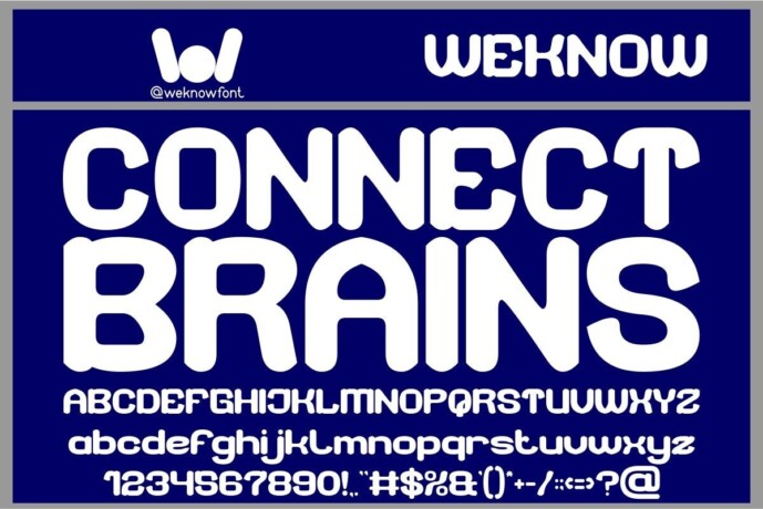 Connect Brains Font - Free Font