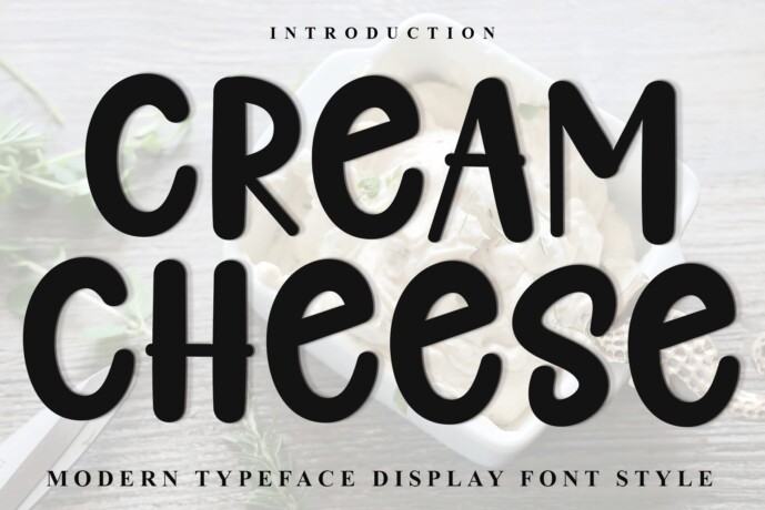 Cream Cheese Font - Free Font