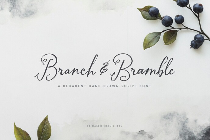 Branch & Bramble Font - Free Font