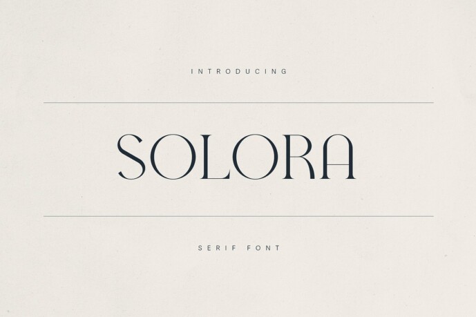 Solora Font - Free Font