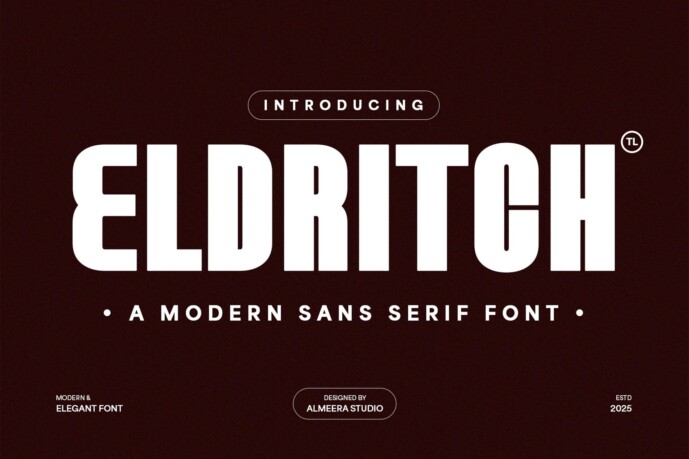 Eldritch Font - Free Font