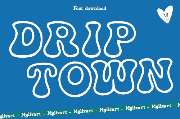 Drip Town Font - Free Font