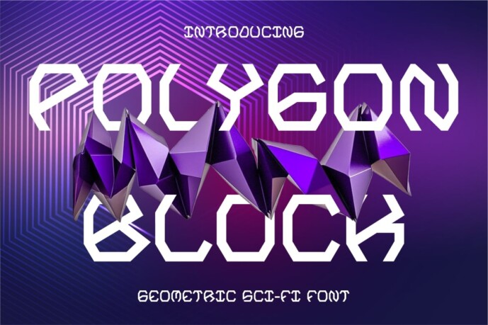 Polygon Block Font - Free Font