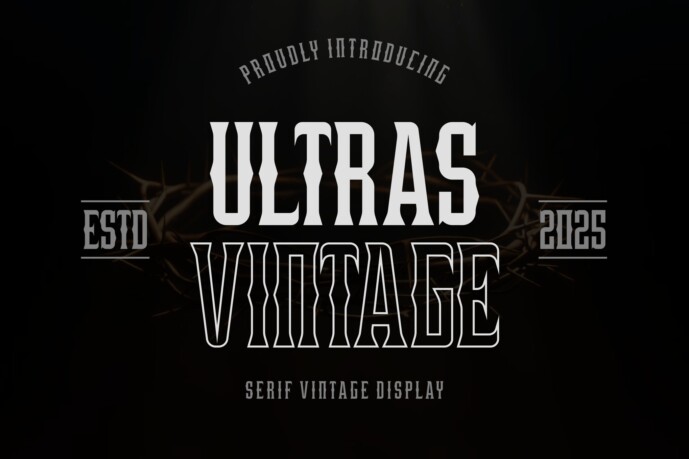 Ultras Vintage Font - Free Font