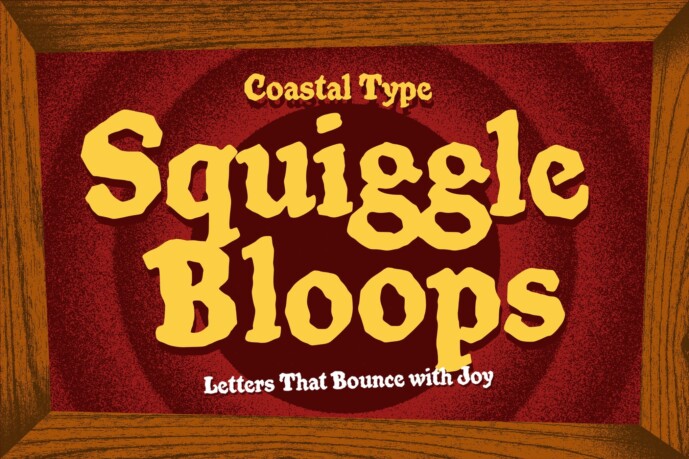 Squiggle Bloops Font - Free Font