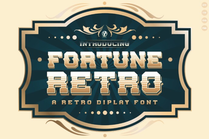 Fortune Retro Font - Free Font