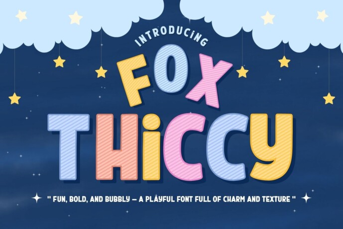 Fox Thiccy Font - Free Font