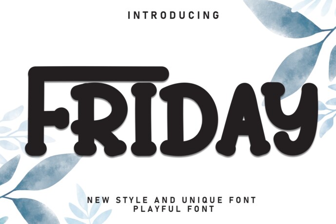 Friday Font - Free Font