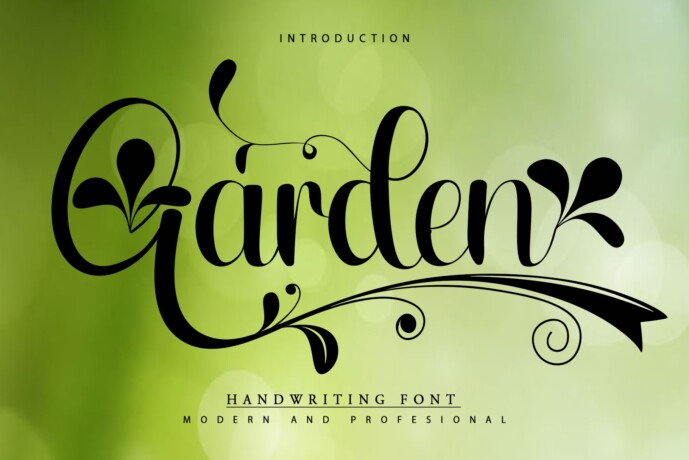 Garden Font - Free Font