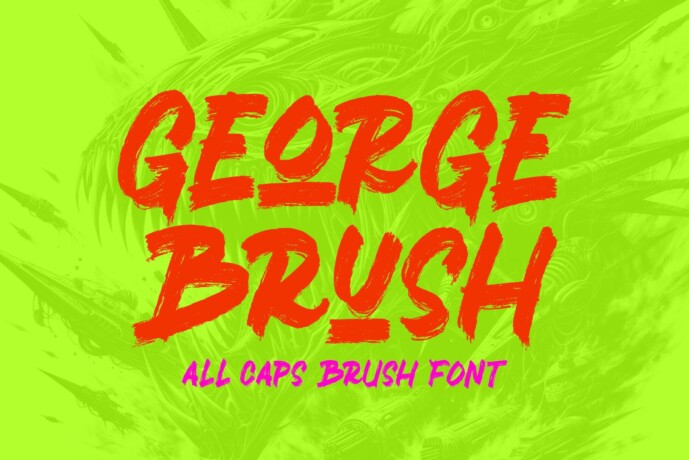 George Brush Font - Free Font