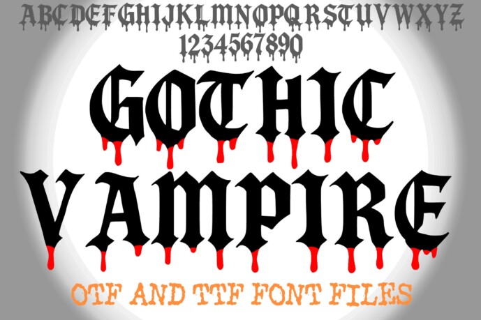 Gothic Vampire Font - Free Font