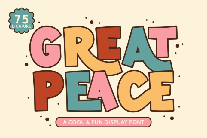 Great Peace Font - Free Font
