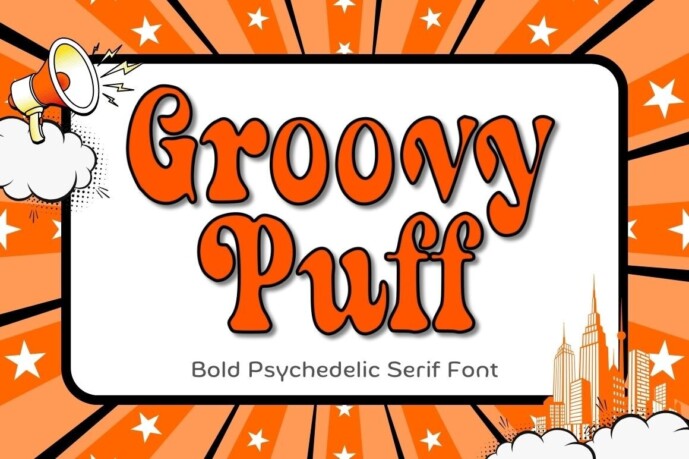 Groovy Puff Font - Free Font