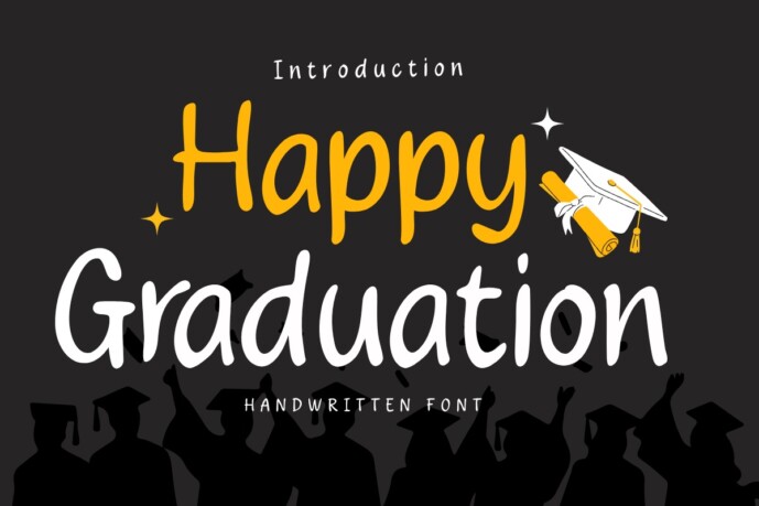 Happy Graduation Font - Free Font