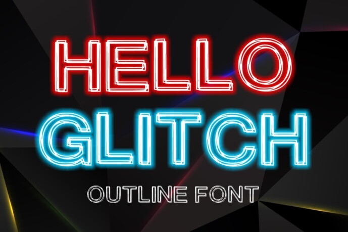 Hello Glitch Font - Free Font