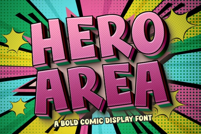 Hero Area Font - Free Font