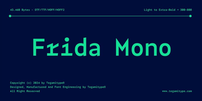 Frida Mono Font - Free Font