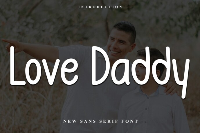 Love Daddy Font - Free Font