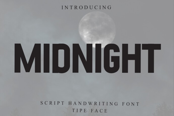 Midnight Font - Free Font