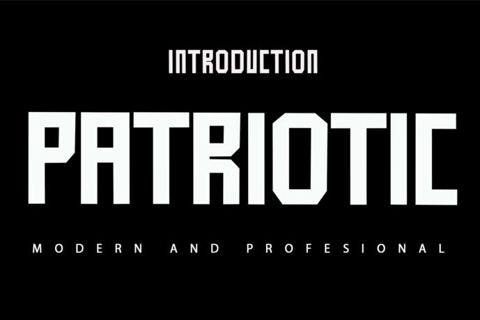 Patriotic Font - Free Font