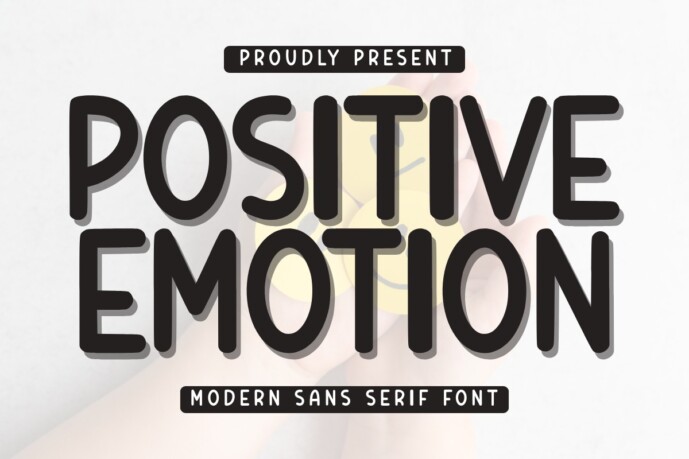 Positive Emotion Font - Free Font