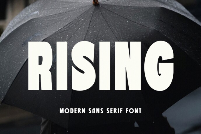 Rising Font - Free Font