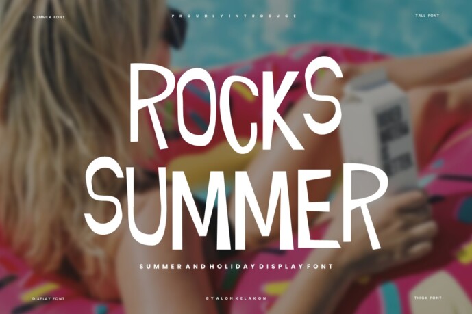 Rocks Summer Font - Free Font