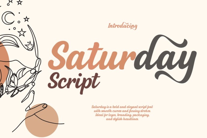 Saturday Script Font - Free Font