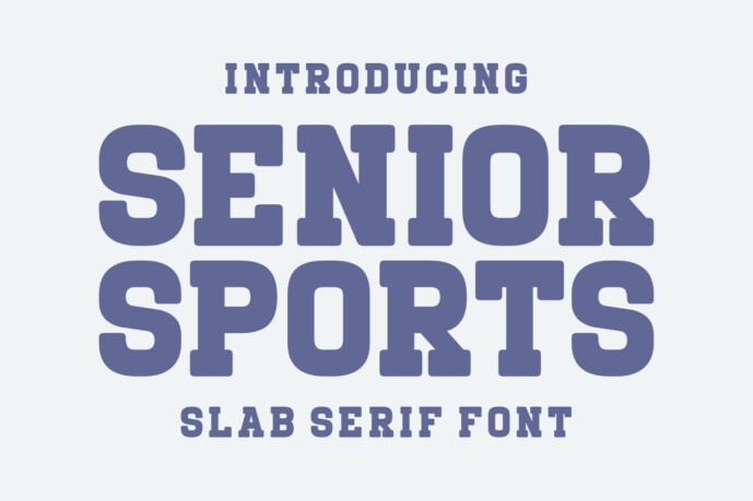 Senior Sports Font - Free Font