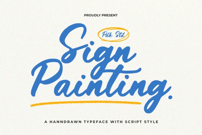 Sign Painting Font - Free Font