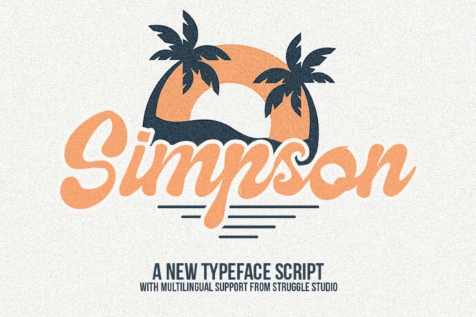 Simpson Font - Free Font