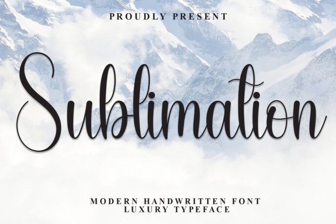 Sublimation Font - Free Font