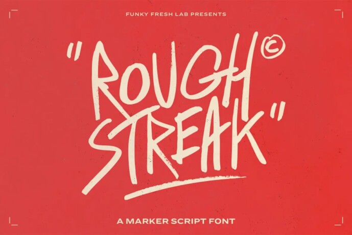 Rough Streak Font - Free Font