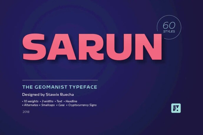 Sarun Font - Free Font