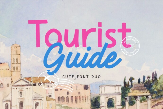 Tourist Guide Font - Free Font