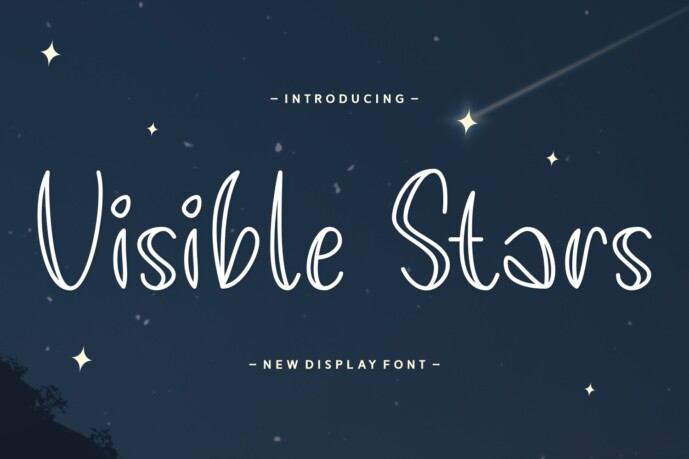 Visible Stars Font - Free Font