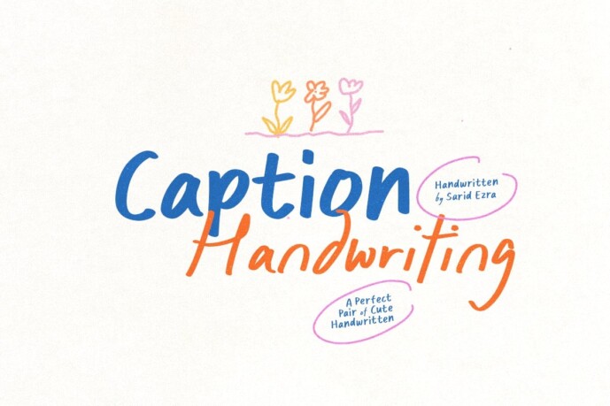 Caption Handwriting Font - Free Font