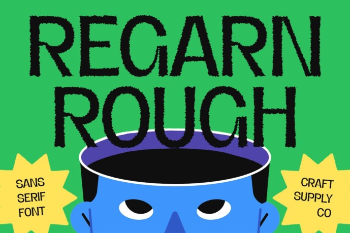 Regarn Rough Font - Free Font