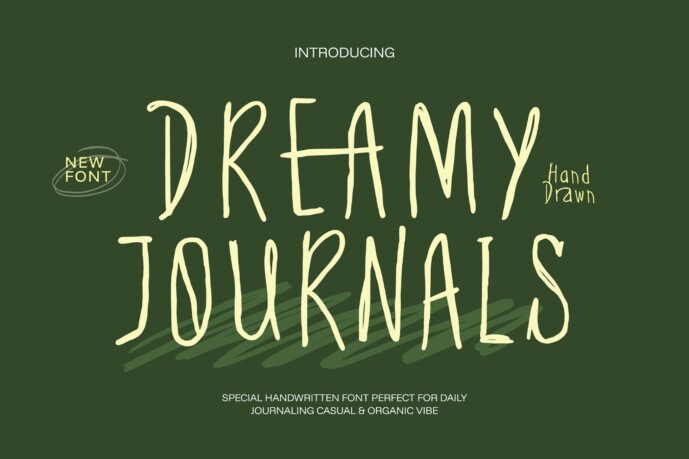 Dreamy Journals Font - Free Font
