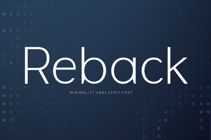 Reback Font - Free Font