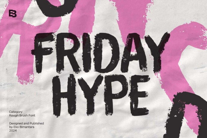 Friday Hype Font - Free Font