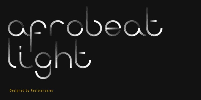 Afrobeat Light Font - Free Font