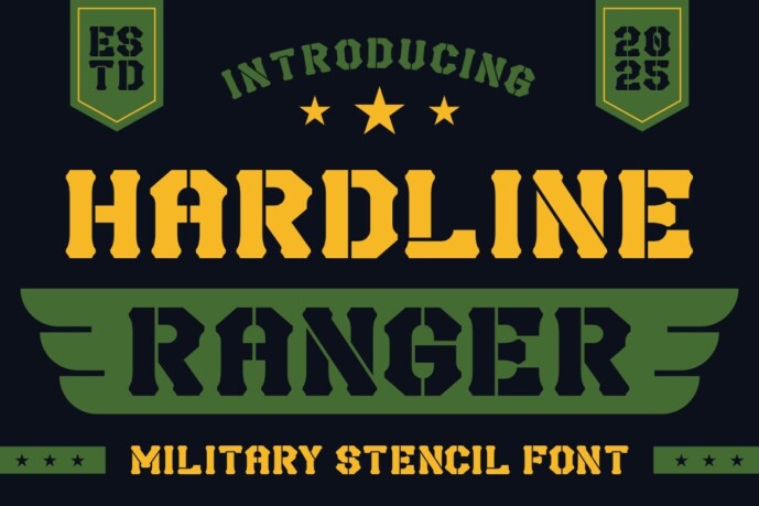 Hardline Font - Free Font