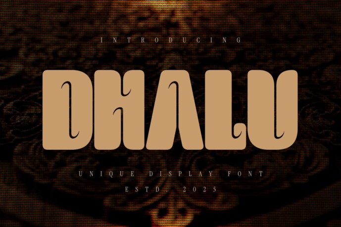 Dhalu Font - Free Font