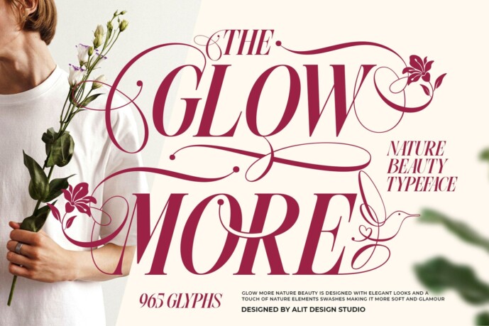 Glow More Typeface - Free Font