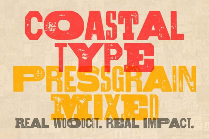 Pressgrain Mixed Font - Free Font
