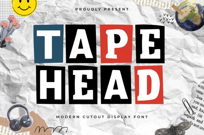 Tapehead Font - Free Font