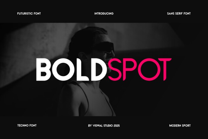 Bold Spot Font - Free Font